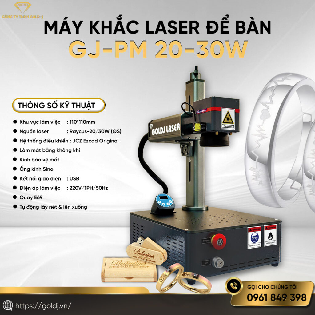MÁY KHẮC LASER MINI ĐỂ BÀN - Công ty TNHH GOLDJ